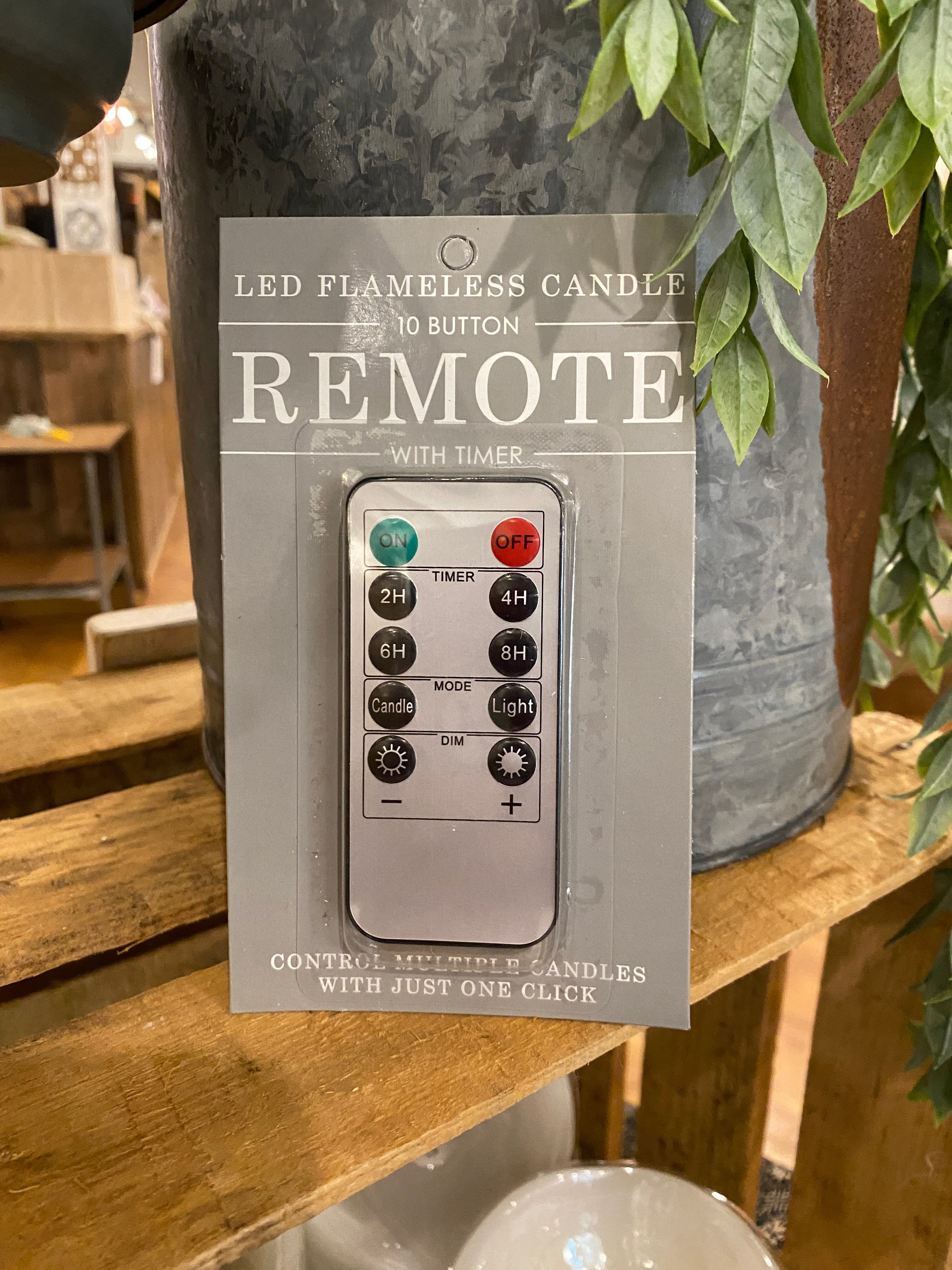 10 Button Remote For LED Flameless Candles | The Rustic Farmhouse